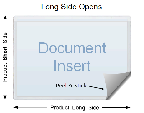 Adhesive Backed Sleeve - Long Side Opens – ChanCam